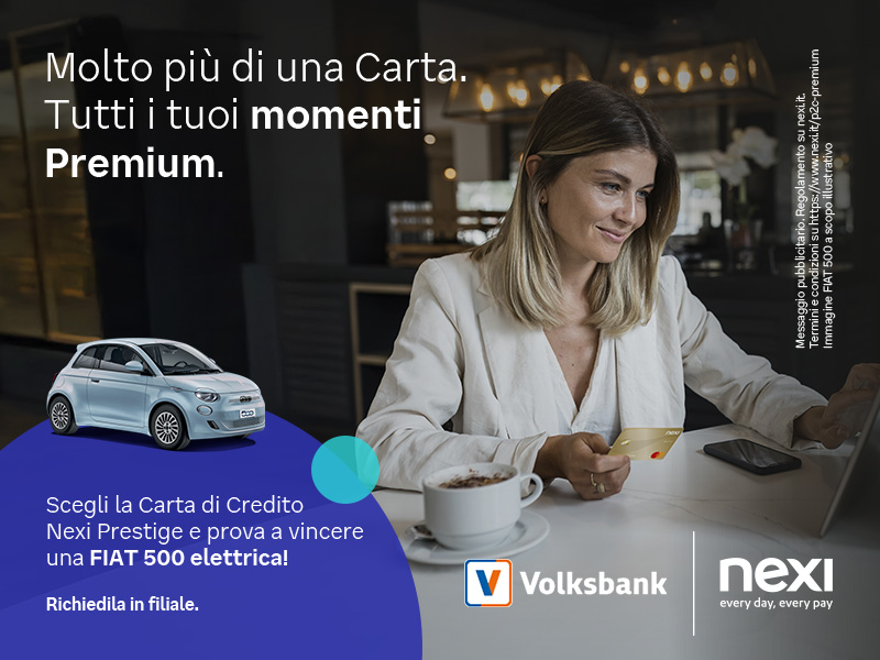 Carta di credito Nexi: scopri la carta di credito online Nexi | Volksbank